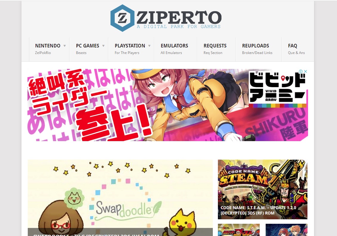 ニンテンドー3DS・ニンテンドーDSなどのゲームROM・ISO・CIAをダウンロードできる「ziperto」とは？？ JPNROMが豊富 ...